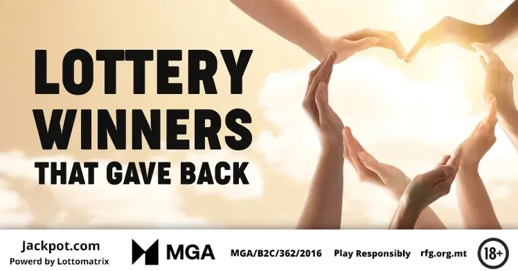 Lottery winners that gave back!